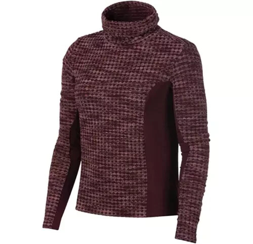 Nike Pro HyperWarm Advanced Pullover Top Burgundy 933296-652 Women's XS ...