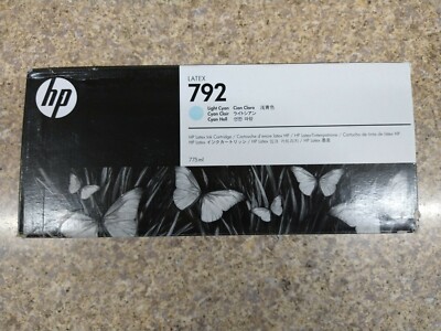 HP 792 775ml Light Cyan Latex Ink Cartridge (CN709A) JUN 21 | eBay