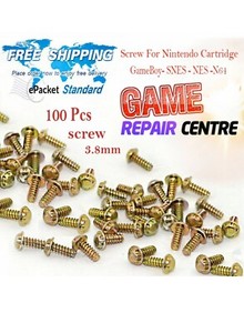 100 Pcs Screws 3.8mm For Nintendo Cartridge Game Case SNES NES N64 ...