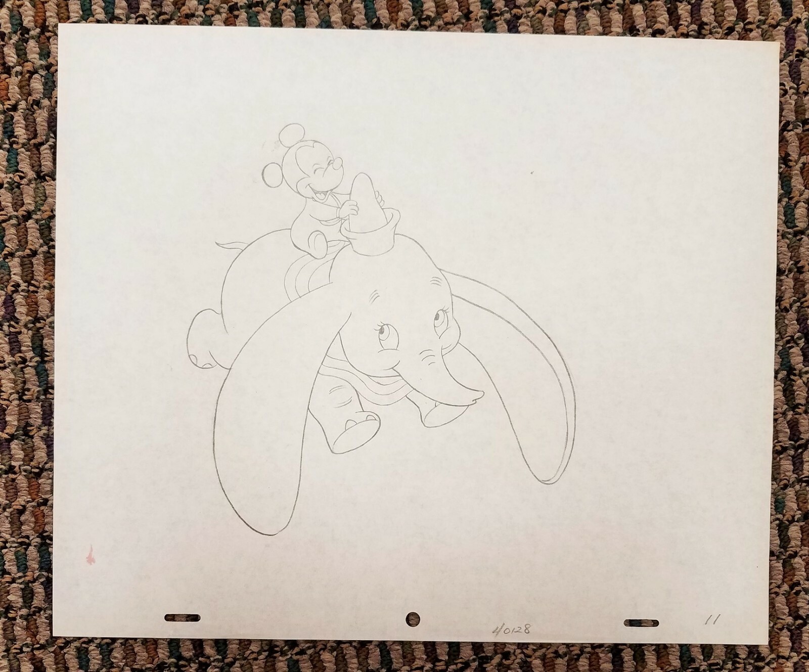 How To Draw Dumbo Flying