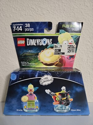 LEGO Dimensions 71227 The Simpsons Krusty The Clown & Bike Fun Pack ...