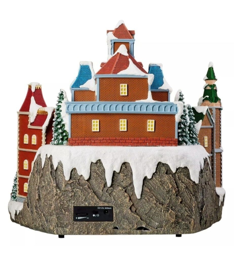 Disney Animated Holiday House Lights & Music 8 Songs Disney Animated Holiday House Lights & Music 8 Songs