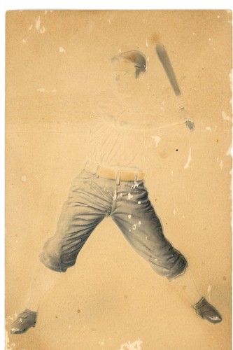 Oliver Pickering Vintage Postcard c. 1911 Raised Texture LH Baseball ...