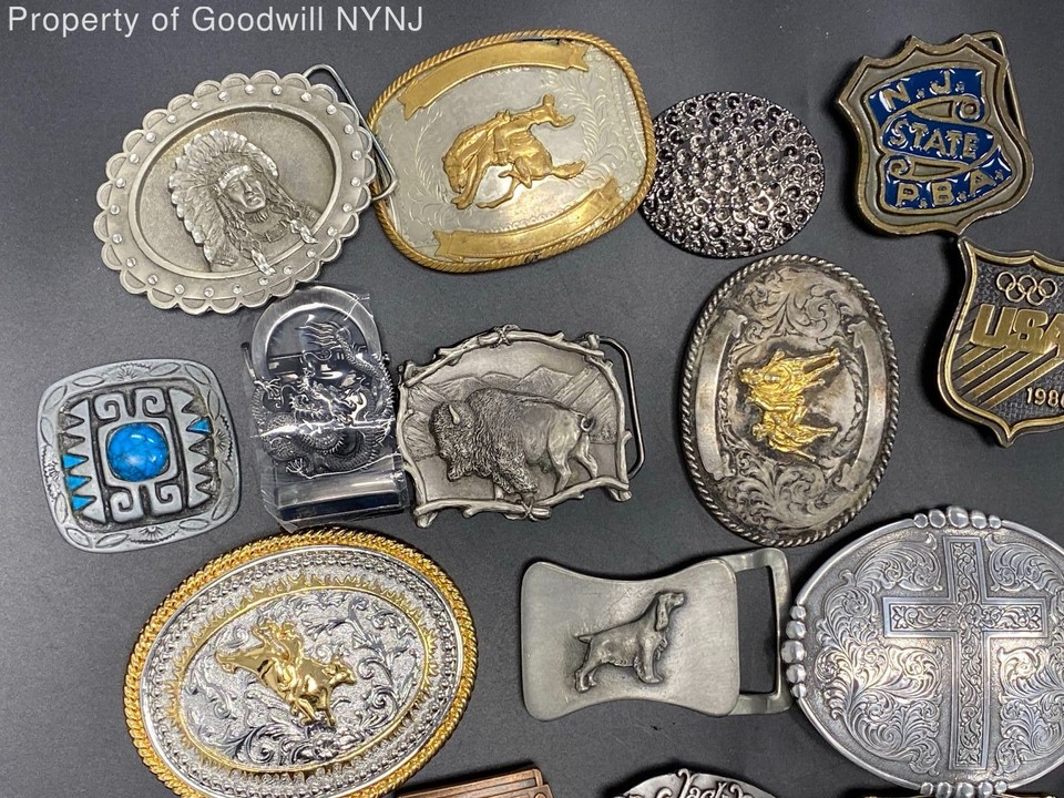 8.1lbs Assorted Vintage/Modern Belt Buckles Collection Lot Grab Bag | eBay