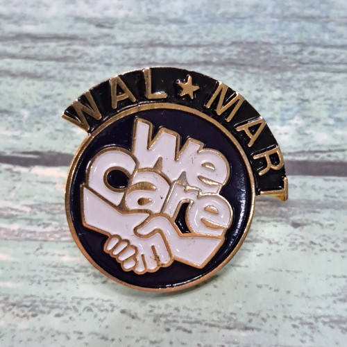 Walmart Employee Associate Pin - We Care Shake Hands | eBay