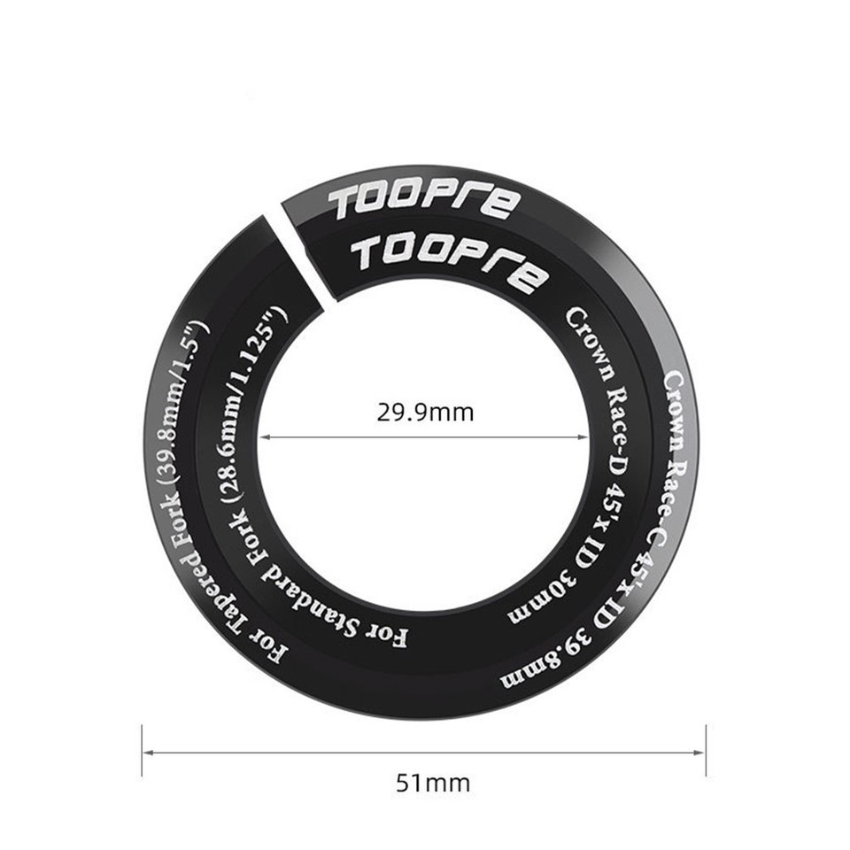 Headtube Reducer Reducer Straight Tapered Tube Adapter Aluminium Alloy ...