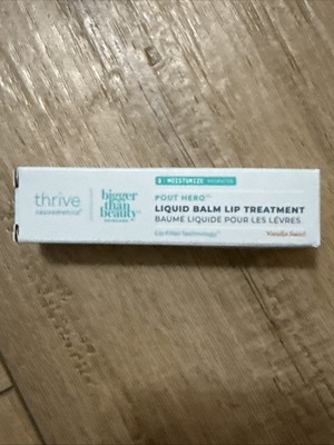 Thrive Causemetics Pout Hero Liquid Balm Lip Treatment Vanilla Swirl, 6 ...