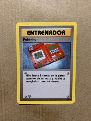 1st Edition SPANISH Pokedex 87/102 Base Set - Uncommon Pokemon Card ...