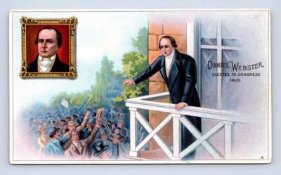Daniel Webster Cigar Advertising DETROIT Antique Eastman Drug ...