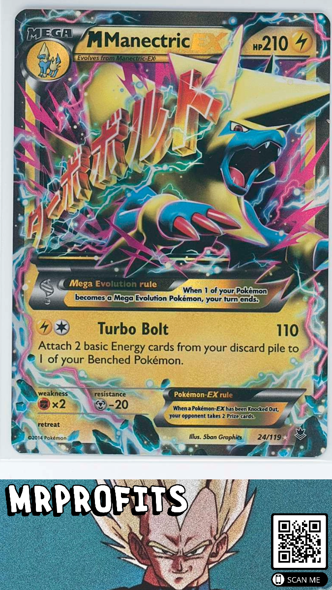 Mega Manectric Ex 24/119 Pokemon XY Phantom Forces Pokemon TCG | eBay