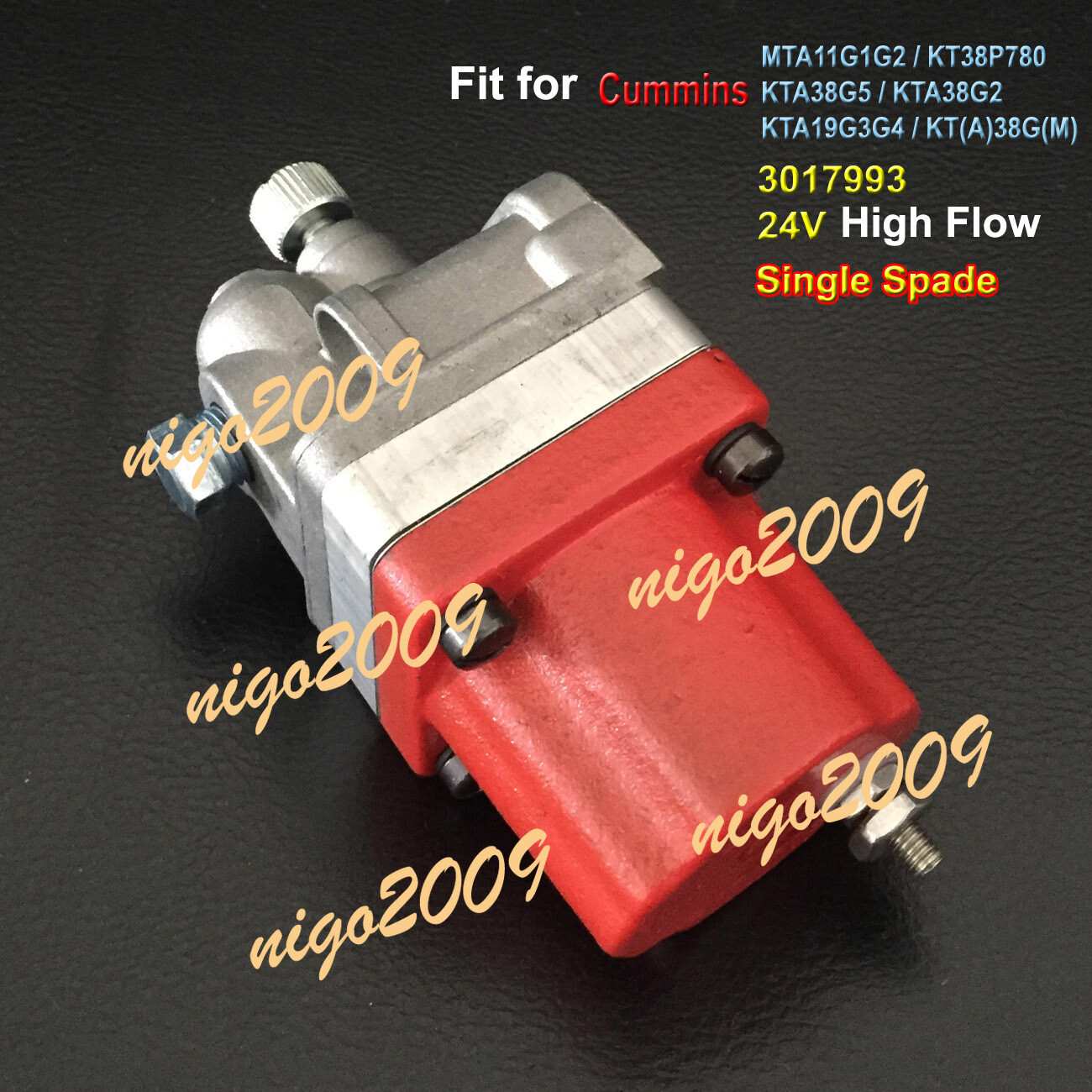 Fit for Cummins KT38P780 KTA38G5 MTA11G1G2 KTA19G3G4 24V Valve 3017993 ...