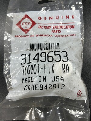 Whirlpool Part# 3149653 RANGE THRMST-FIX (G2B) | eBay
