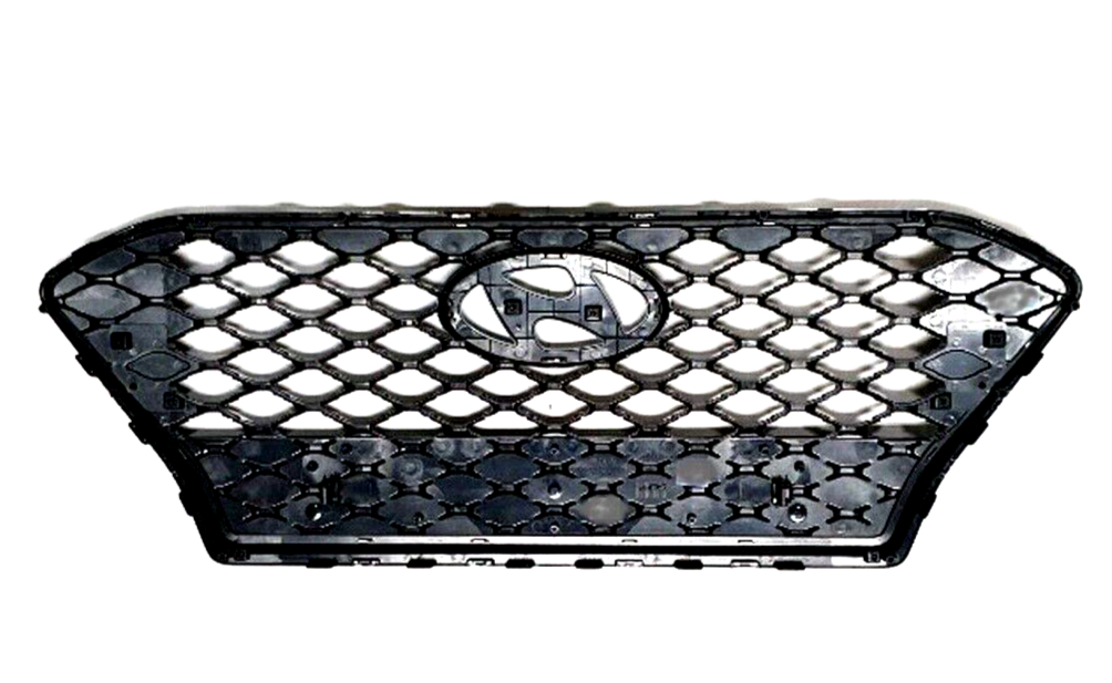 Upper Grill Radiator Grille Chrome For 2018 2019 2020 2021 Hyundai Kona ...