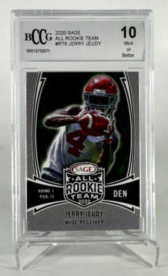 2020 Sage JERRY JEUDY All Rookie Team #RT8 Beckett BCCG 10 | eBay