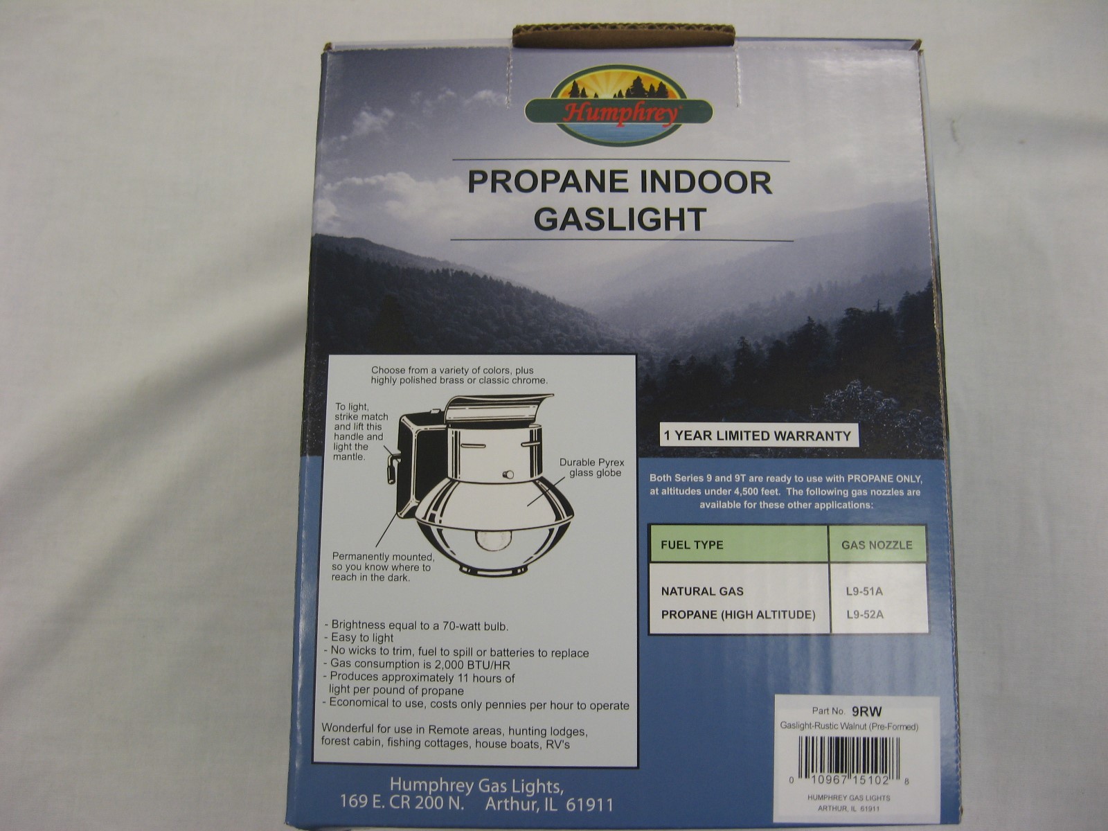 Humphrey Propane Cabin Lights | Shelly Lighting