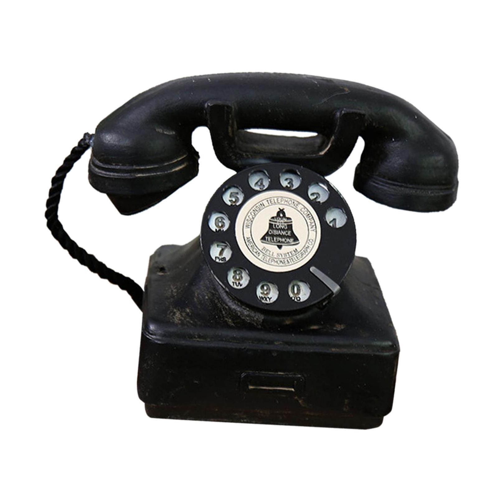 Old Fashioned Telephone Model Corded Phone Classic Creative | eBay
