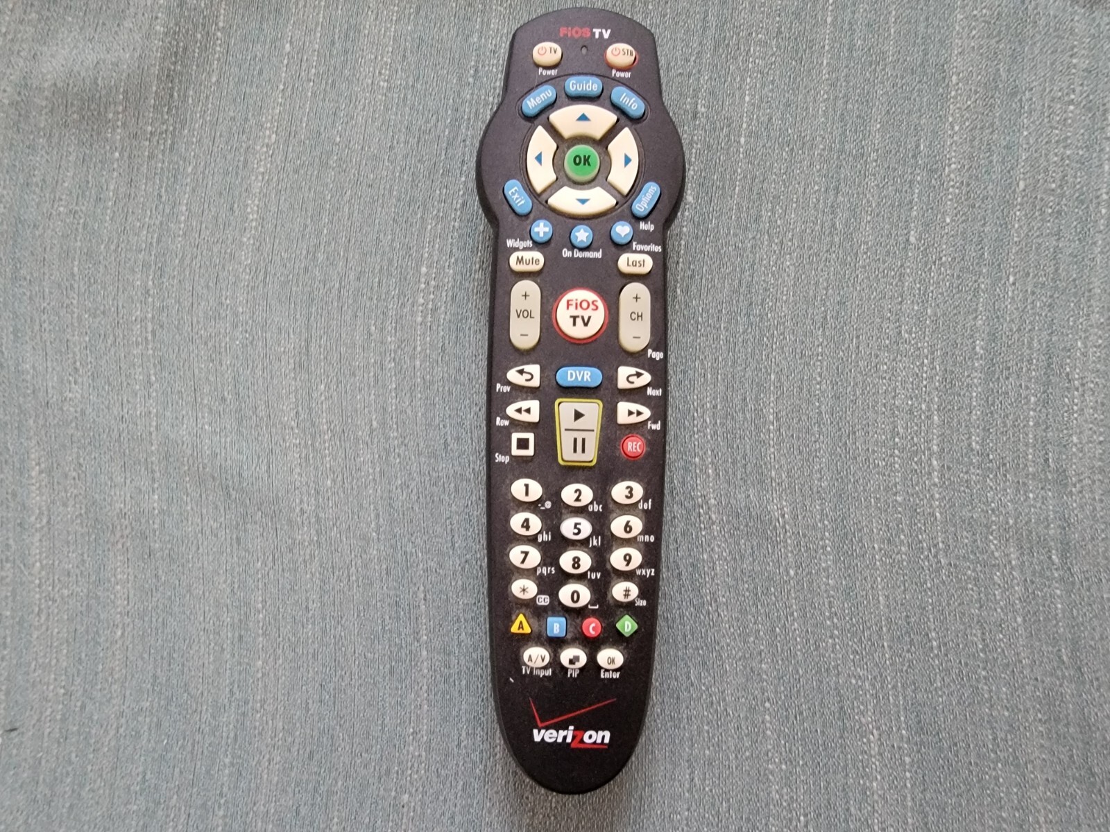 VERIZON FiOS Remote TV DVR SetTop Box Remote Control VZ P265v 1.1 RC ...