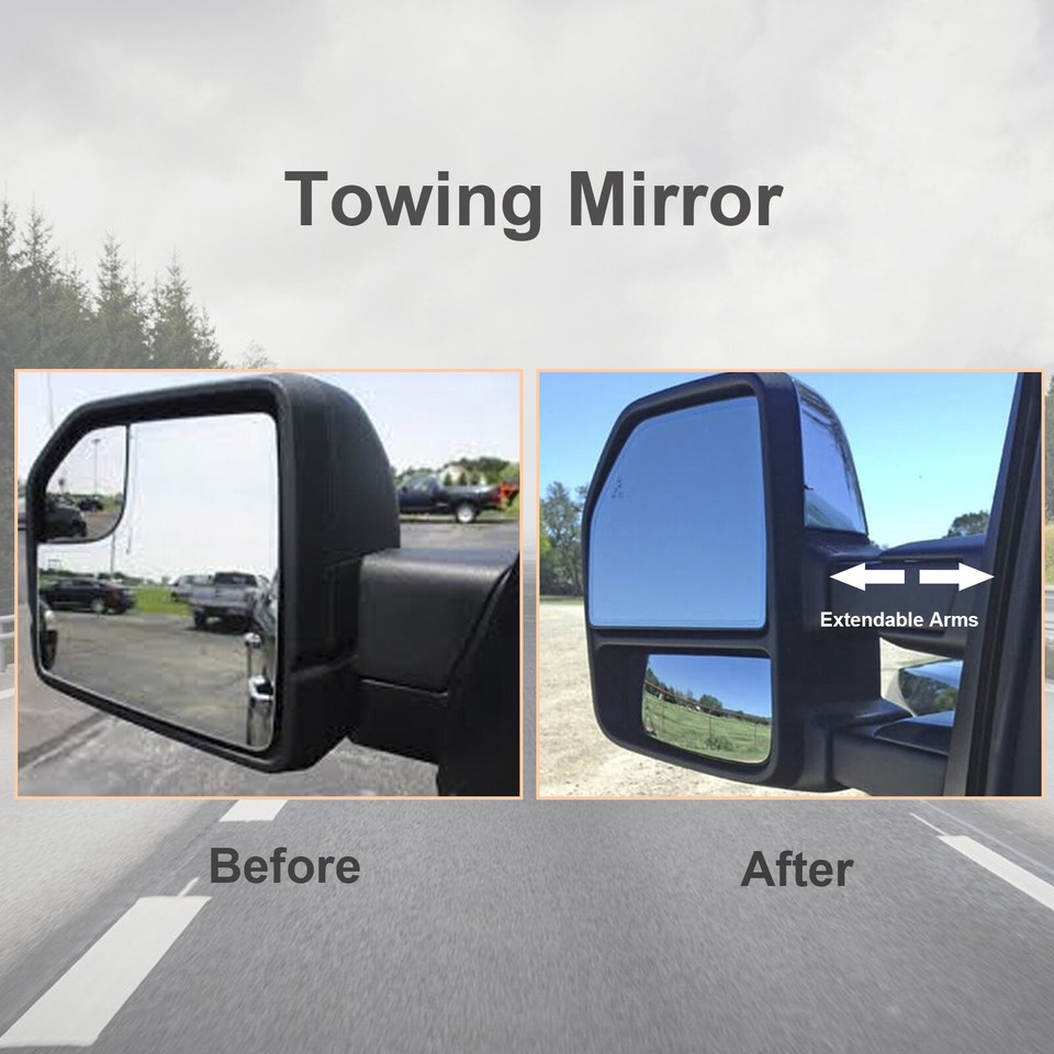 Power Temp Sensor Towing Mirror For 2015-2018 Ford F-150 Pickup Right ...