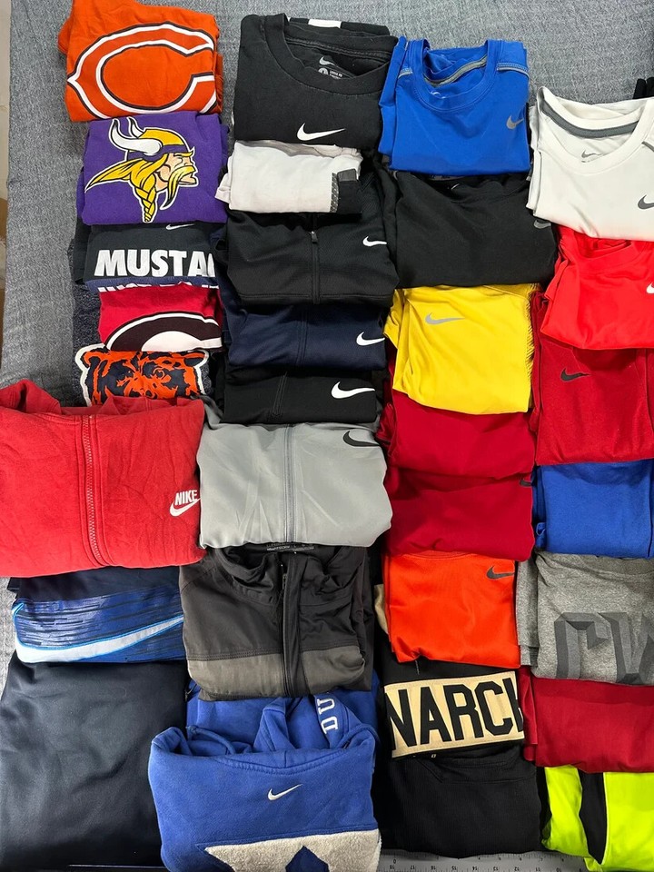 42 Pieces Nike Men’s Clothing Apparel Bulk Wholesale Resale Lot Bundle ...