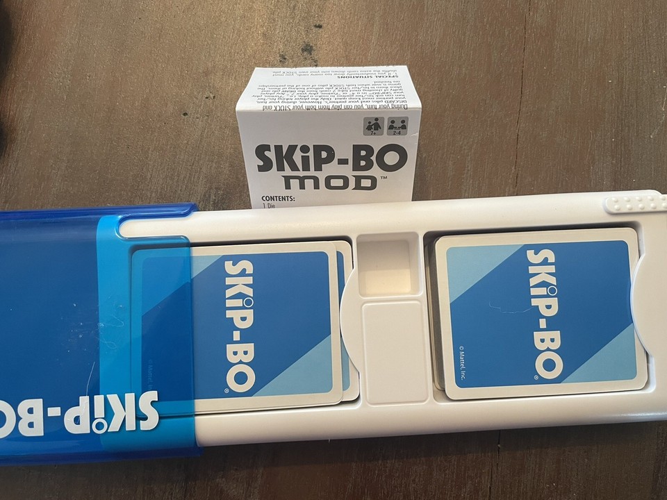 SKIP-BO MOD Cards and Protective Case 2009, 112 cards, Rules *missing ...