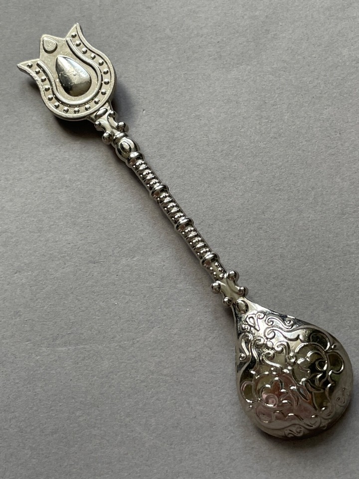 Turkish Tulip Spoon | High-Quality Zamak, Acrylic Stone - Choose Color ...