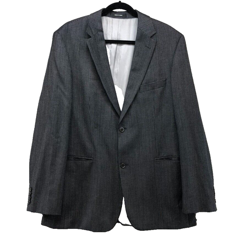 Hugo Boss Colombo Sport Coat Blazer Mens 44 Regular Wool Cashmere Black ...