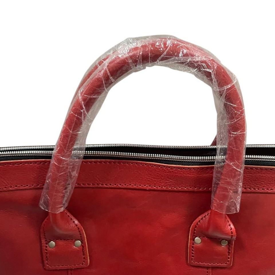 Unused Hige Bag Harvest Label Red Leather Tote Bag by Yoshida Kaban ...