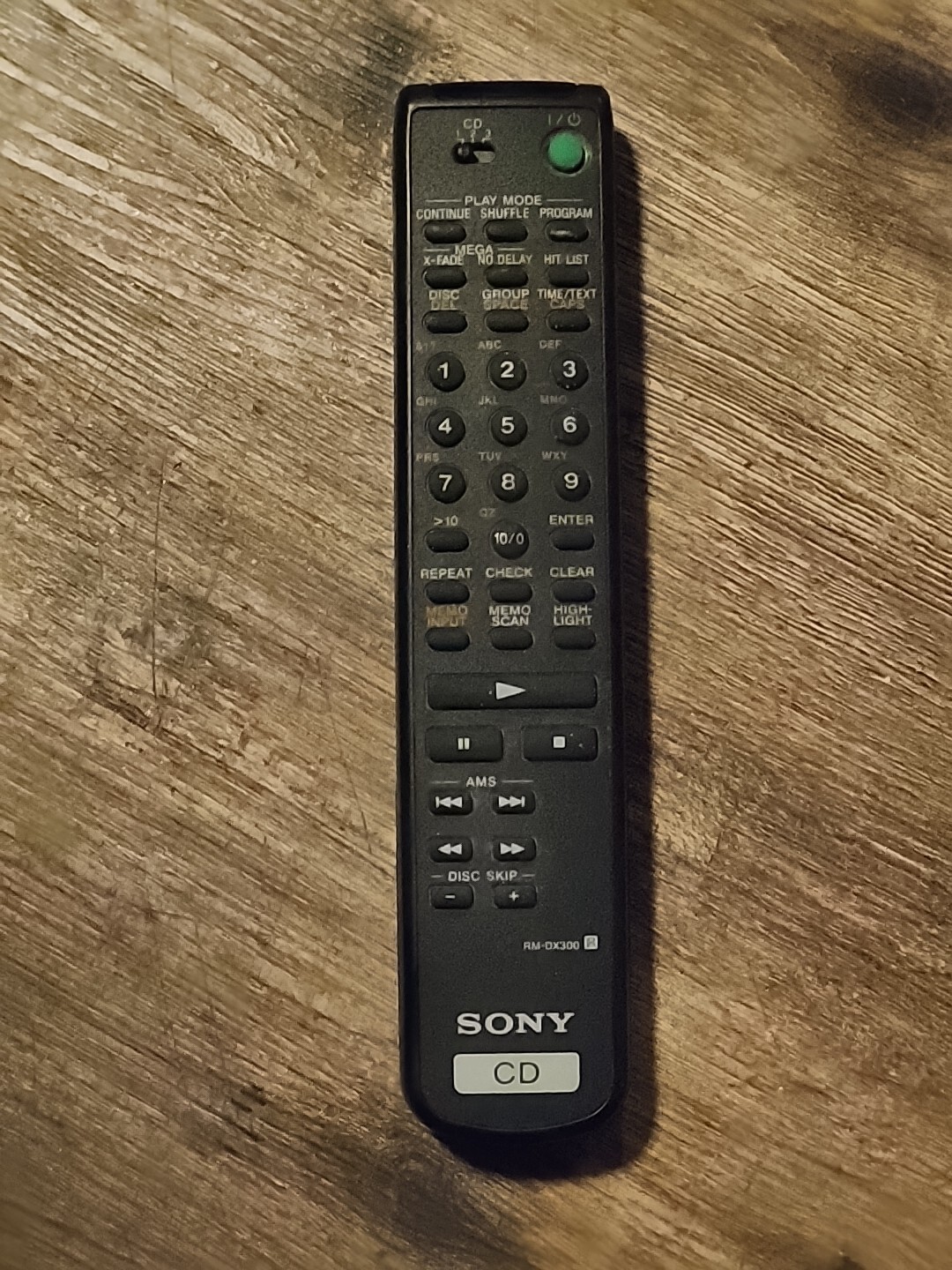 Genuine Original SONY RM-DX300 OEM Remote Control CDP-CX300 CDP-CX335 ...