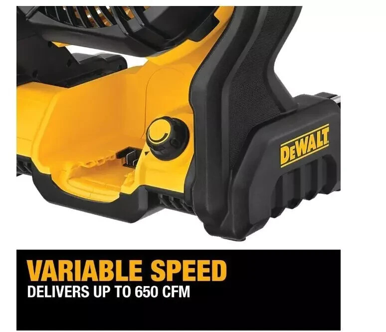 DEWALT DCE512B 20V MAX Li-Ion 11" Jobsite Fan (Tool Only) New | eBay