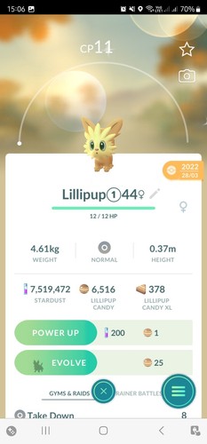 Pokémon Shiny Lillipup ( Level 1 ) GO | eBay