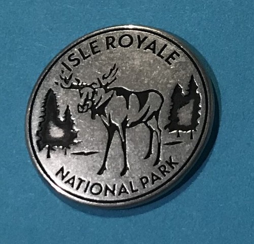 New Round Design Isle Royale National Park Token | eBay
