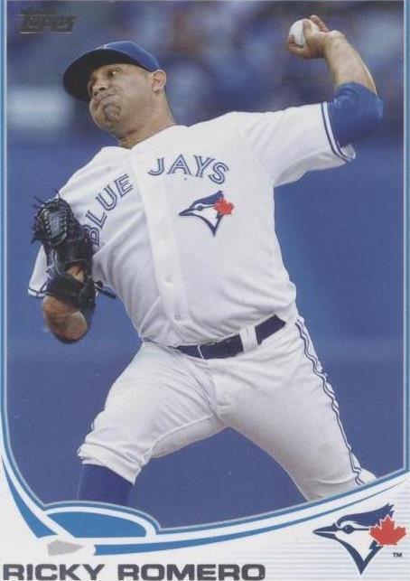 2013 Topps - Ricky Romero #124 for sale online | eBay