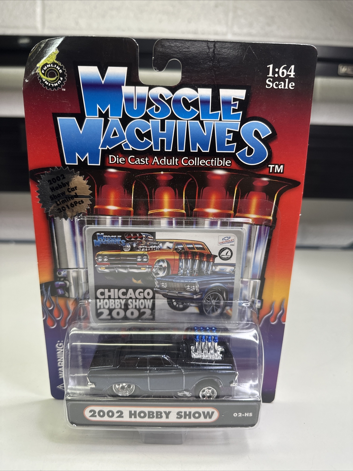 2002 HOBBY SHOW 2002 FUNLINE MERCHANDISE INC. MUSCLE MACHINES 1:64 | eBay