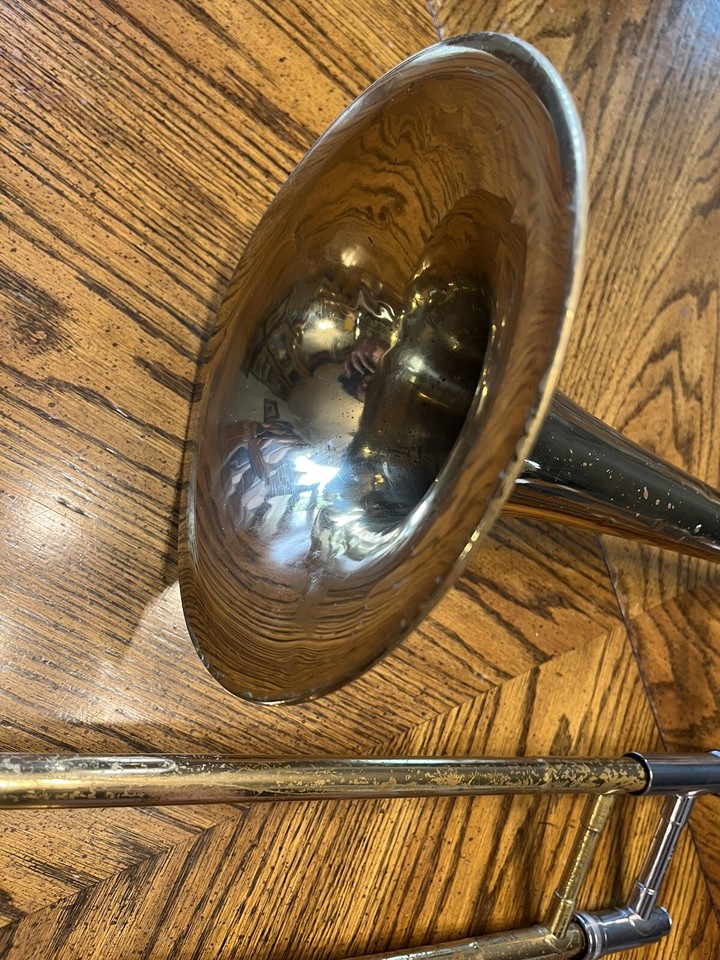 Vintage Made In Elkhart Ind. Blessing Scholastic Brass Trombone No ...
