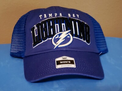 Tampa Bay Lightning Hat Men's Adjustable Blue NHL Snap-Back Baseball ...