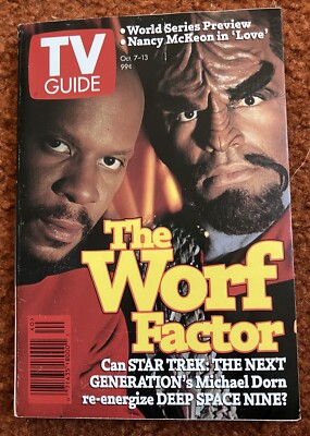 TV Guide October 1995 Sisko and Worf cover | eBay