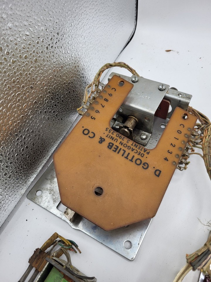 Vintage Pinball Arcade Machine Game Score Reels Wheels Parts AS IS ...