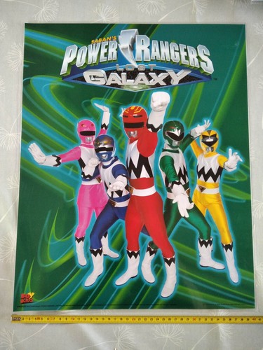 poster affiche SABAN FOX KIDS 2000 - POWER RANGERS LOST GALAXY - D | eBay