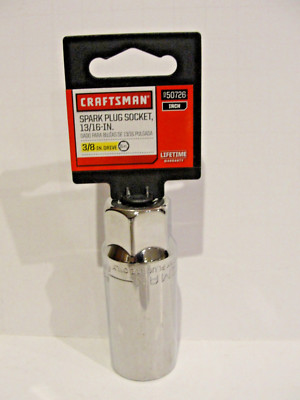 Craftsman 13/16-Inch Spark Plug Socket, 3/8-Inch Drive, # 50726 | eBay