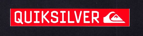 1980's Quicksilver Logo Sticker Surfboard Surf Quicksilver Wave 1x5inch ...