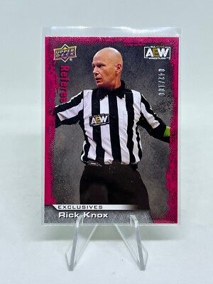 2022 AEW Upper Deck AEW Red Exclusive RICK KNOX Red Parallel 042/100 | eBay