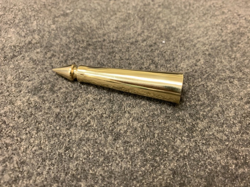 THREE - Lot of 3 Brass Bayonet M1855 Rounded Scabbard Tips | eBay