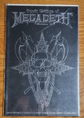 Cryptic Writings of Megadeth Volume #1 Leather Premium Limited Edition ...