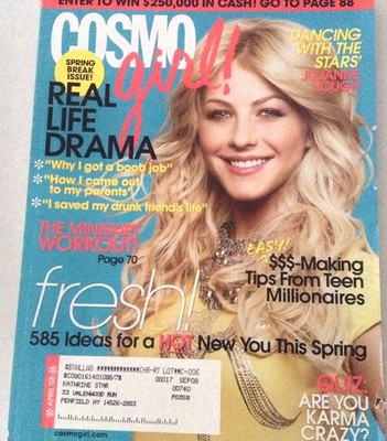 Cosmo Girl! Magazine Julianne Hough Real Life Drama April 2008 ...