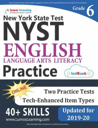 New York State Test Prep: Grade 6 English Language Arts Literacy (ELA ...