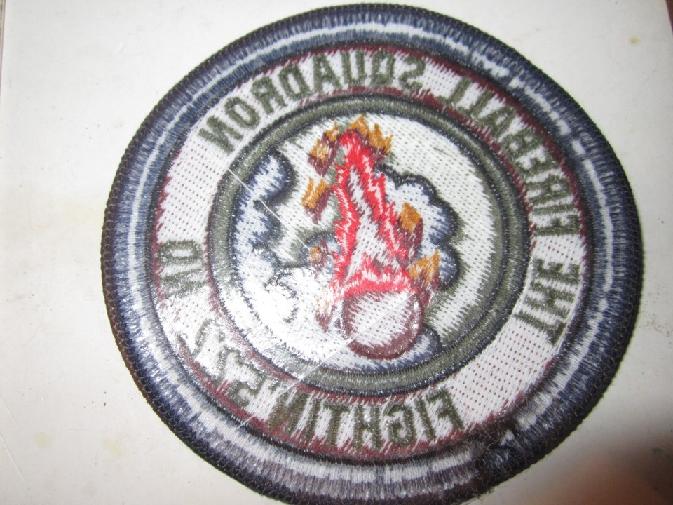 USAF Patch 522 TFS Tactical Fighter Squadron F-111D Aardvark Fireball ...