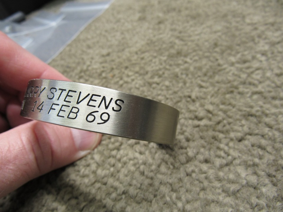 Original Vintage 1970's POW Bracelet Nickel Silver LT LARRY STEVENS USN 1969 | eBay