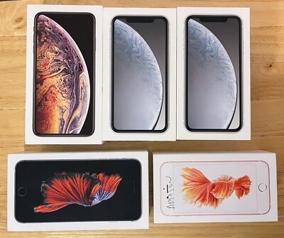 Apple iPhone Empty Boxes Only - Lot of 5 Boxes for iPhones Various ...