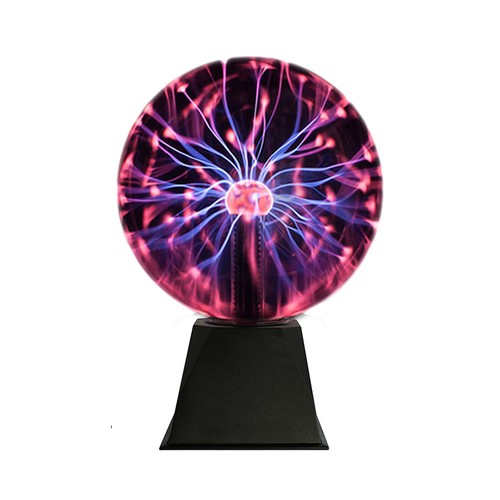 Buy Plasma Ball Light 8" Inch Sound Touch Activated Tesla Orb Lamp 12V ...