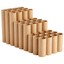Brown Cardboard Tubes for Crafts, DIY Craft Paper Roll (3 Sizes, 36 ...